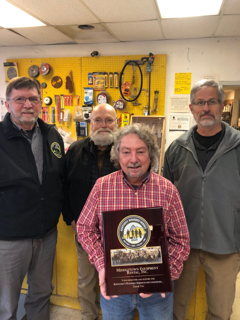 Chip Platt Presented Plaque for His Generous Support of Kentucky ...