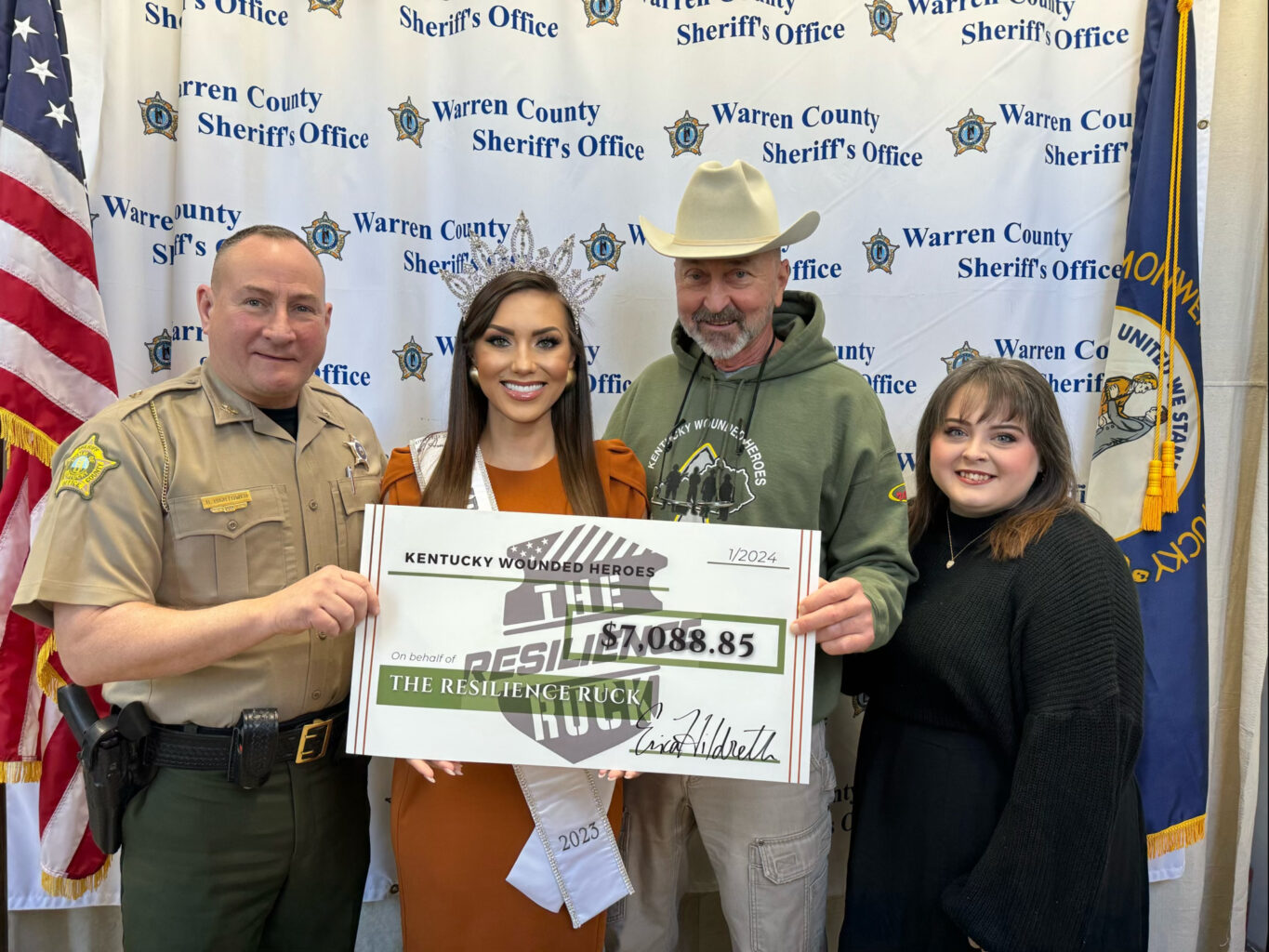 Many Thanks to the Resilience Ruck for their Generous Donation ...